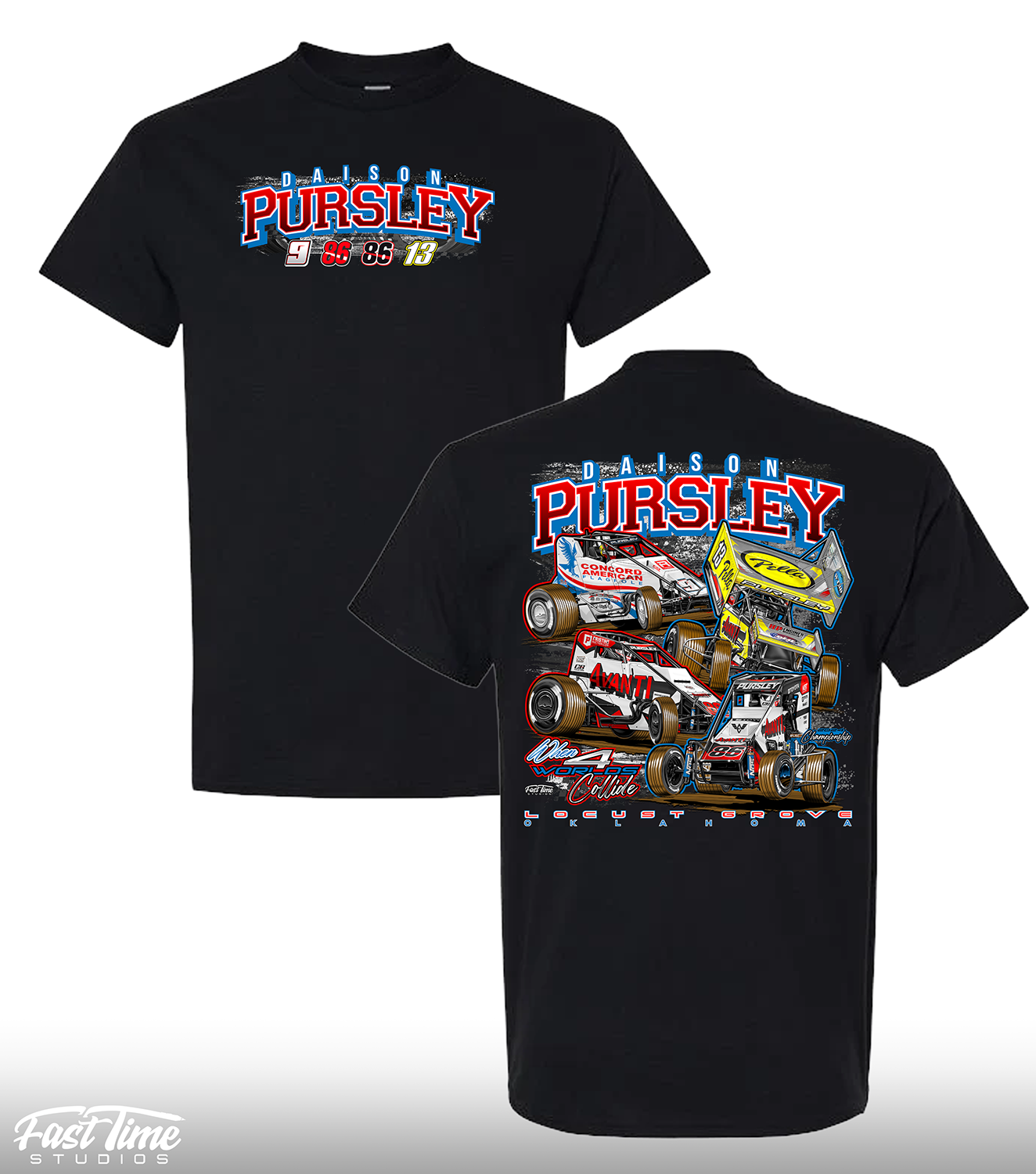 4 Crown Tee – Daison Pursley Racing